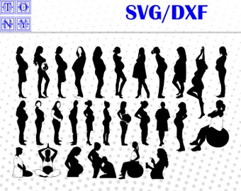 Pregnant svg | Etsy