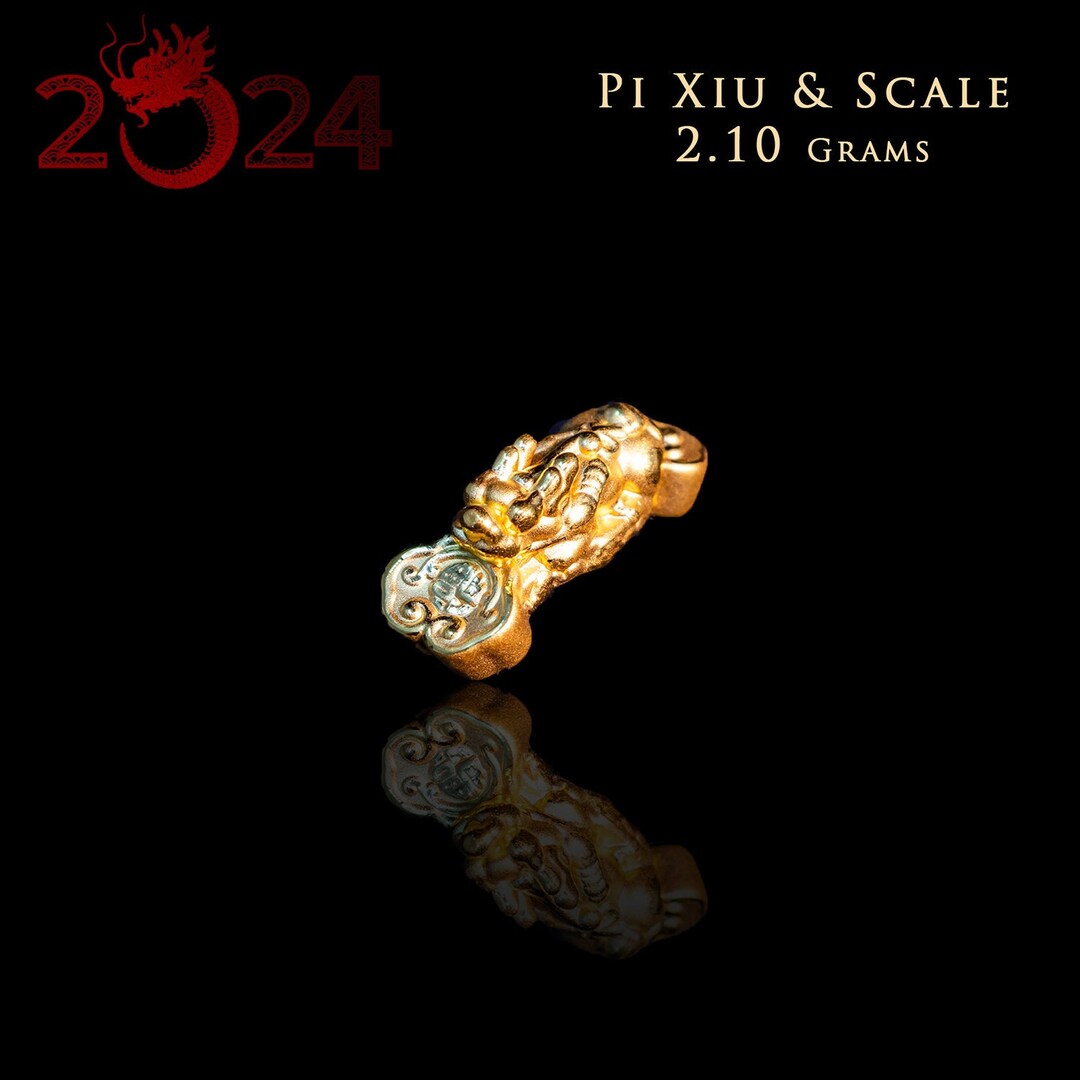 Pi Xiu & Scale 3D 24k Solid Gold Traditional Chinese New Year 2021 for ...
