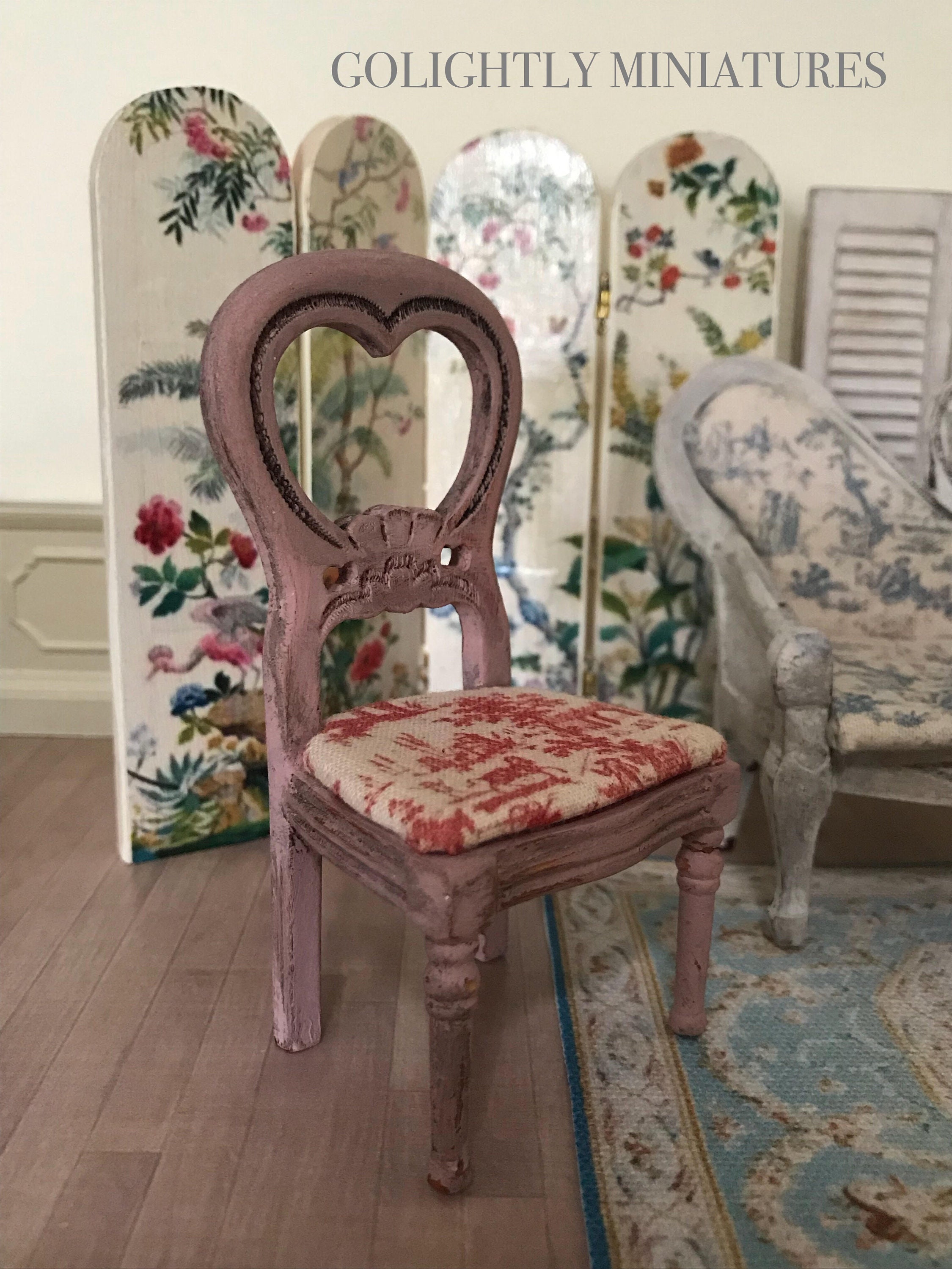 Shabby Chic Upholstered Chair