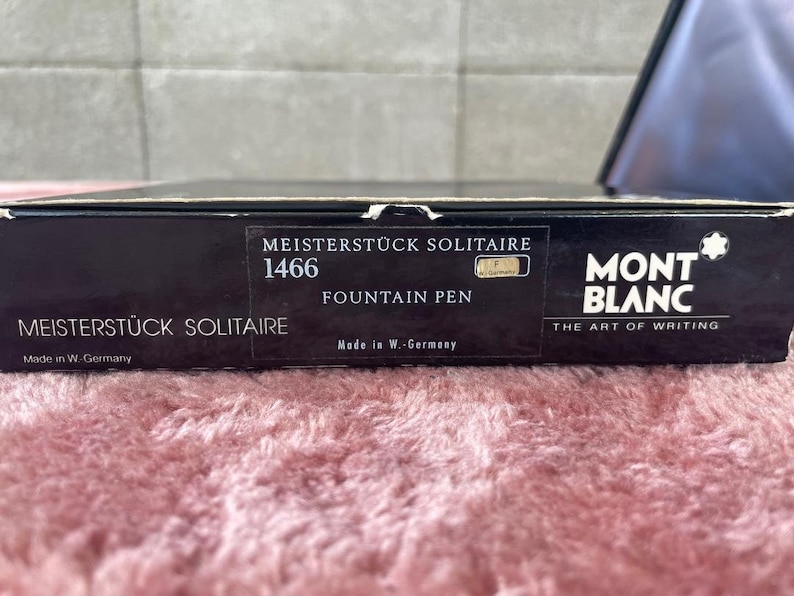 Montblanc Meisterstuck Solitaire 1466 Fountain Pen - Etsy
