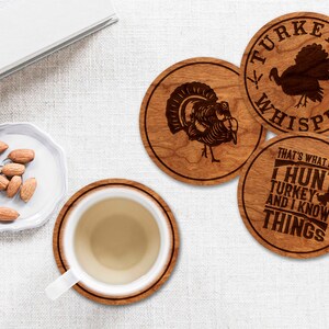 Turkey Hunting Coaster – Click to See Multiple Designs – Crafted From ...