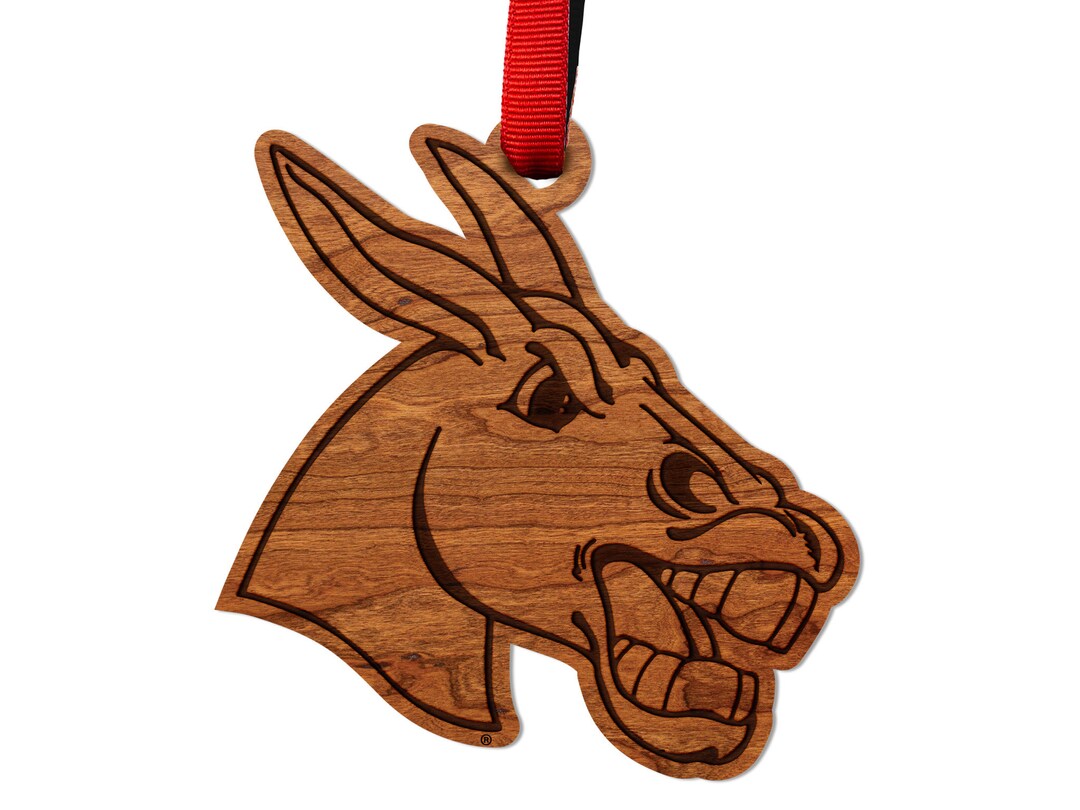 Central Missouri Mules Ornament Crafted From Cherry and Maple Wood ...