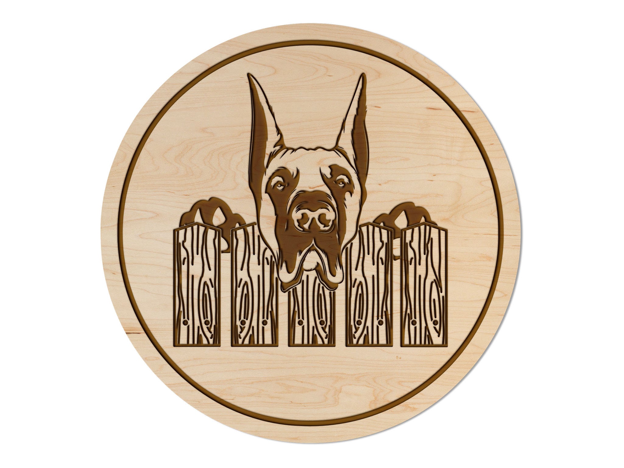 Dog Coaster Multiple Breeds Available Crafted from Cherry | Etsy