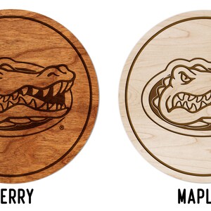 Florida Gators Coaster Crafted From Cherry or Maple Wood University of ...