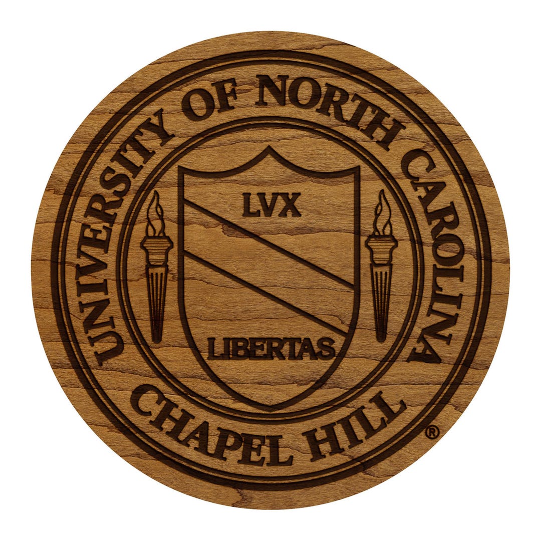 University of North Carolina Chapel Hill Seal Coaster – Crafted From ...