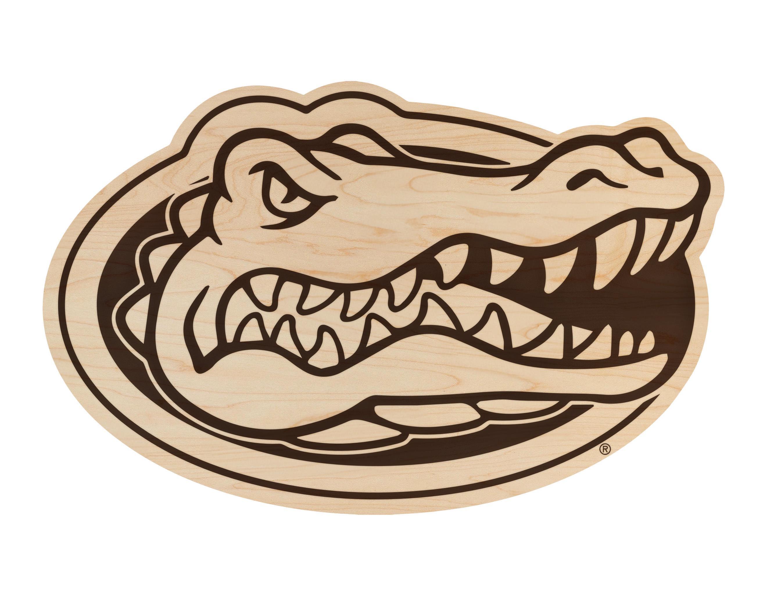 University of Florida Gators Cutout Wall Hanging - Crafted From Cherry ...