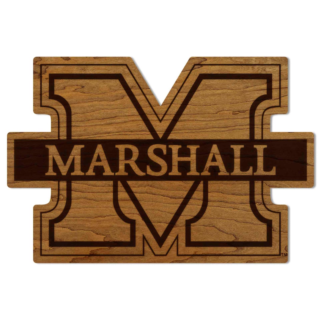 Marshall University Logo Wall Hanging - Crafted From Cherry or Maple ...