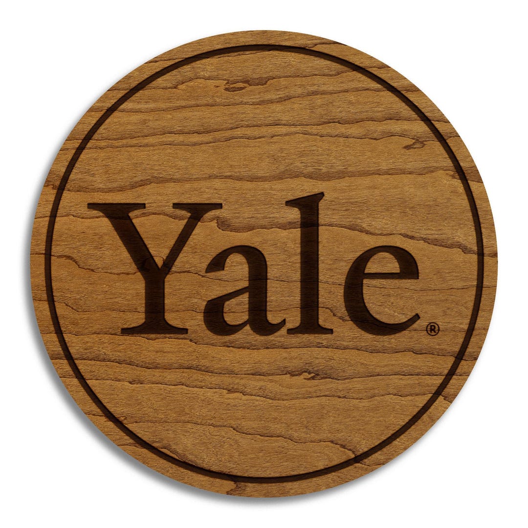 Yale University Wordmark Coaster – Crafted From Cherry or Maple Wood - Etsy