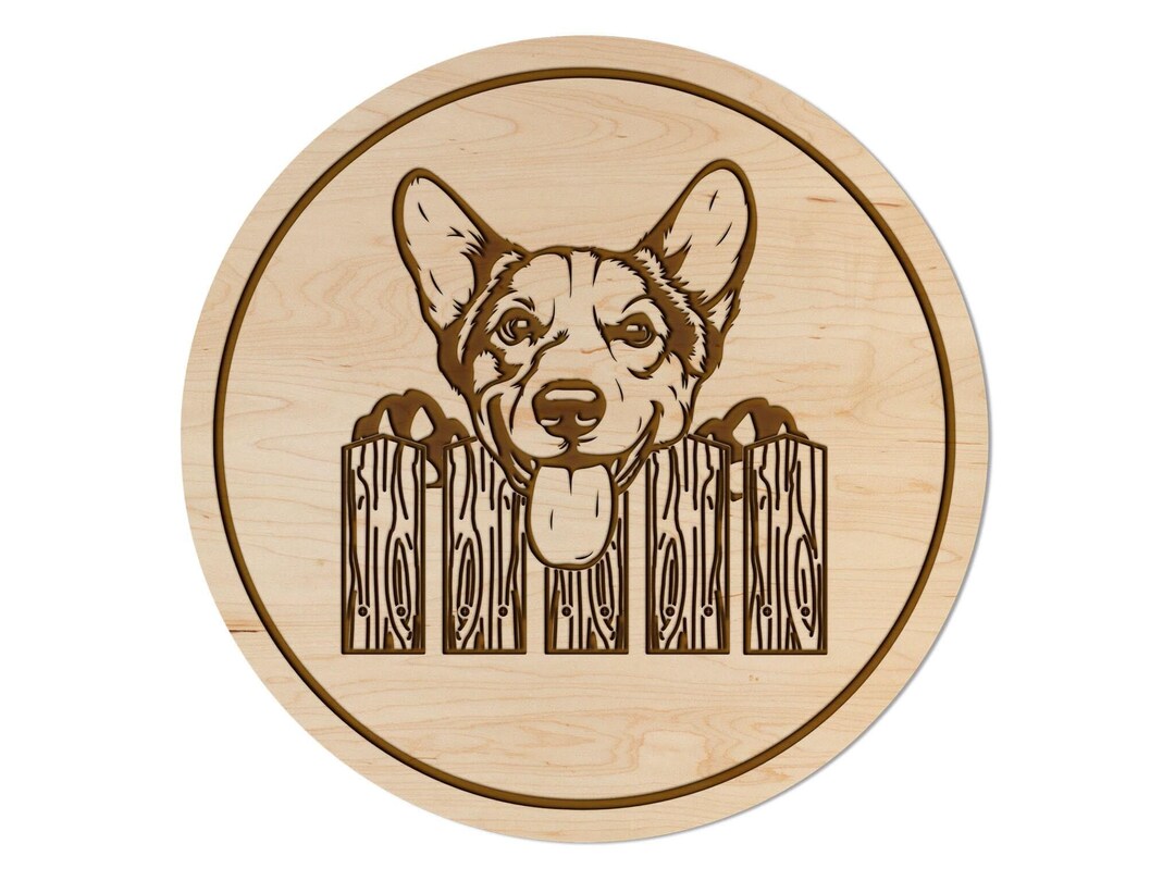 Dog Coaster – Multiple Breeds Available - Crafted From Cherry or Maple ...