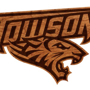 Towson University TU Wall Hanging Logo Towson Text - Etsy
