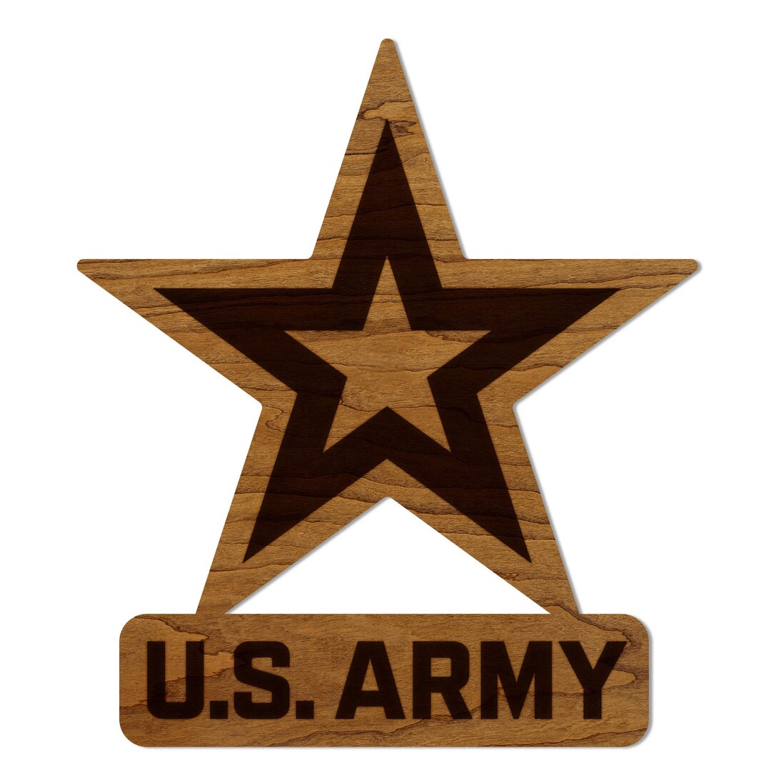 United States Army Emblem Wall Hanging – Crafted From Cherry or Maple ...