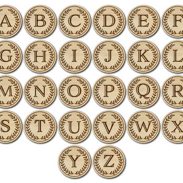 Letter Coaster - Etsy