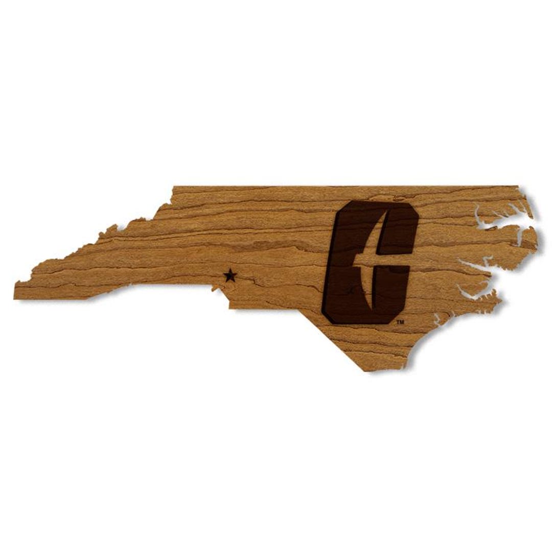 University of North Carolina Charlotte All-in-c on State Wall Hanging ...