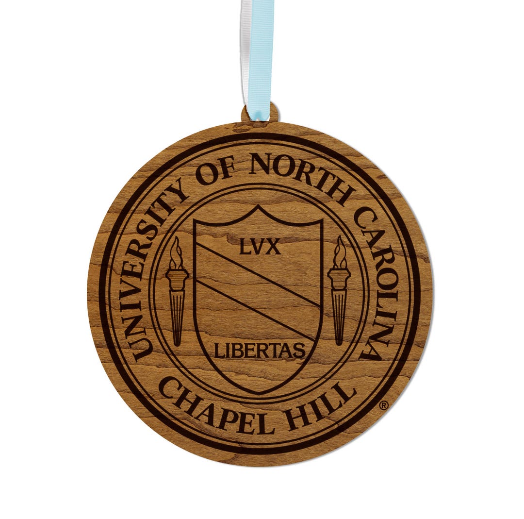 University of North Carolina Chapel Hill Seal Ornament – Crafted From ...