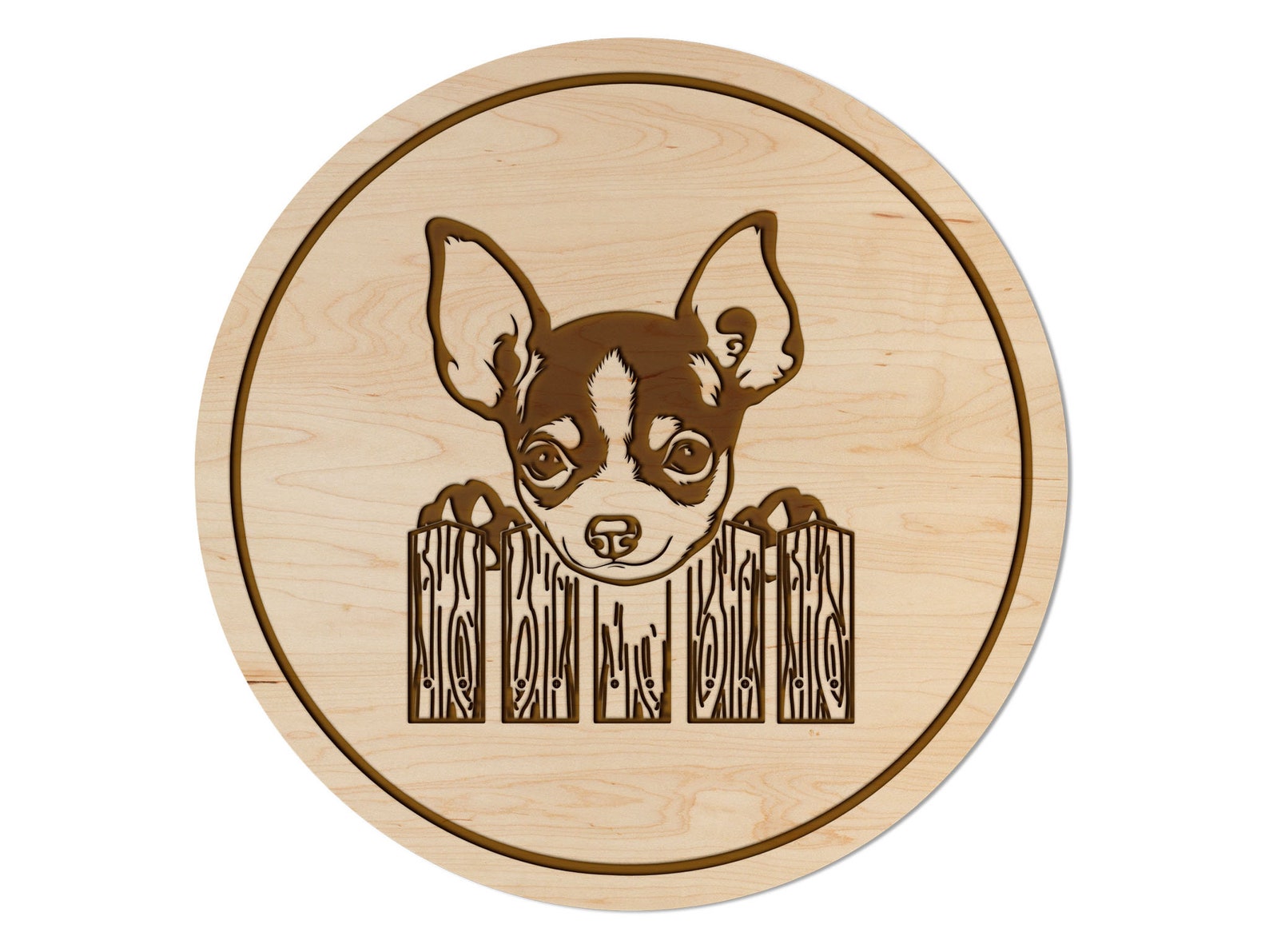 Dog Coaster Multiple Breeds Available Crafted From Cherry - Etsy