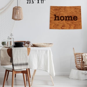 Home State Map All 50 States Available Crafted From Cherry or Maple ...