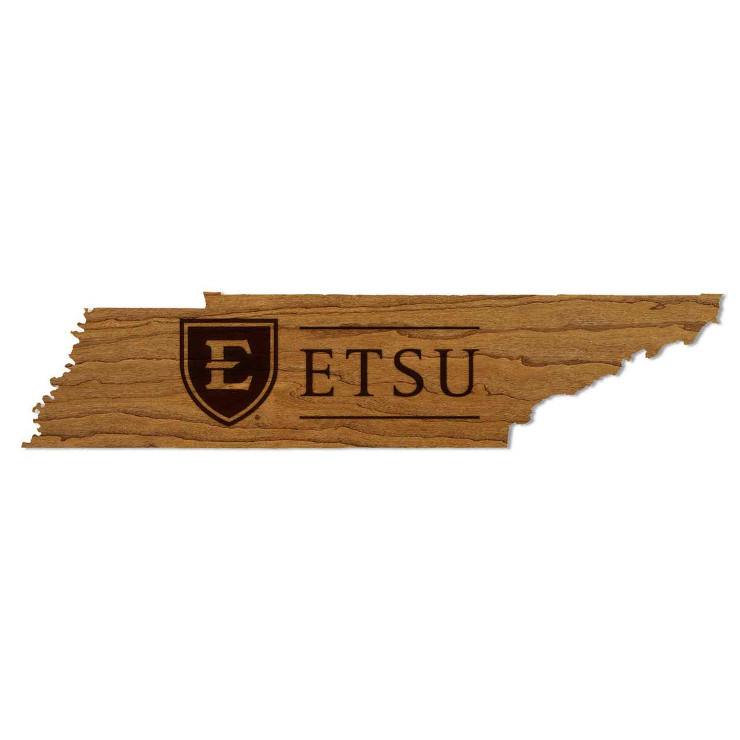 East Tennessee State University ETSU With Shield Logo Wall Hanging ...