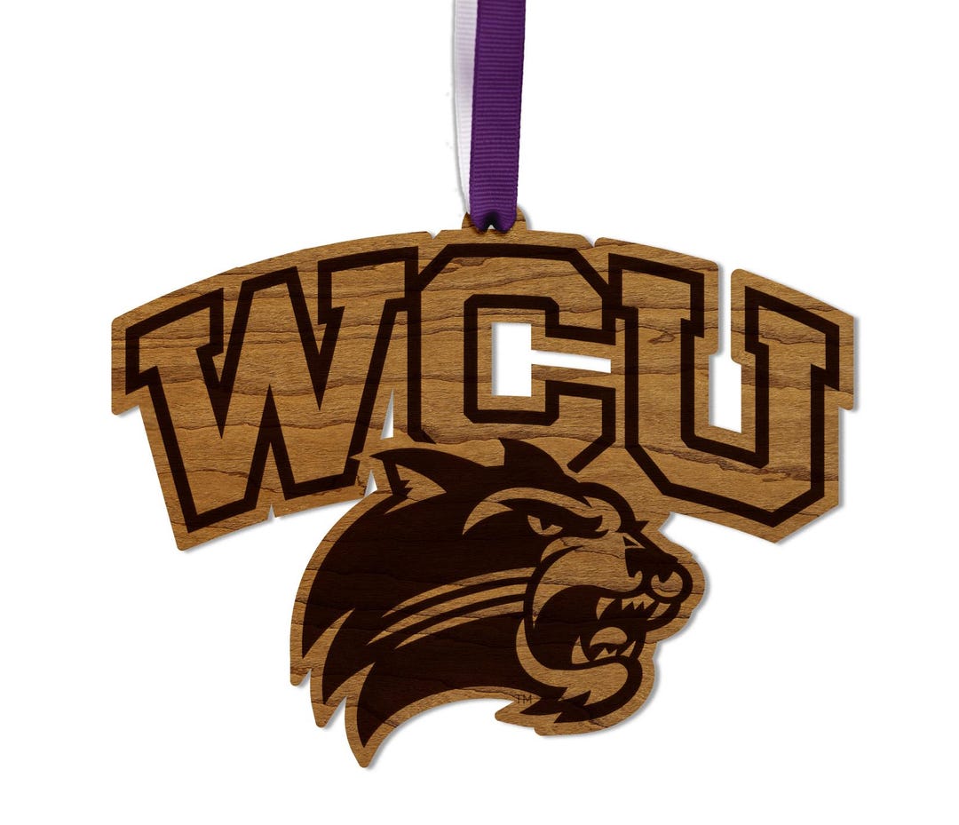Western Carolina University Catamounts Ornament – Crafted From Cherry ...