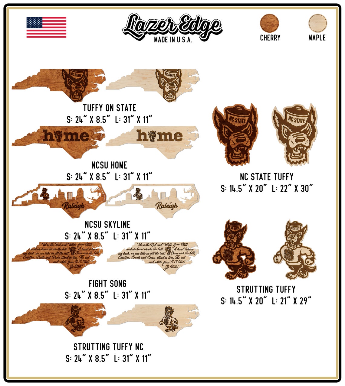 NC State University NCSU Wall Hanging Crafted From - Etsy