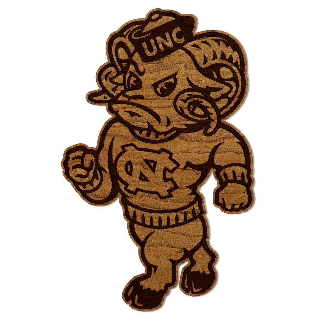 University of North Carolina Strutting Ramses Wall Hanging – Crafted ...