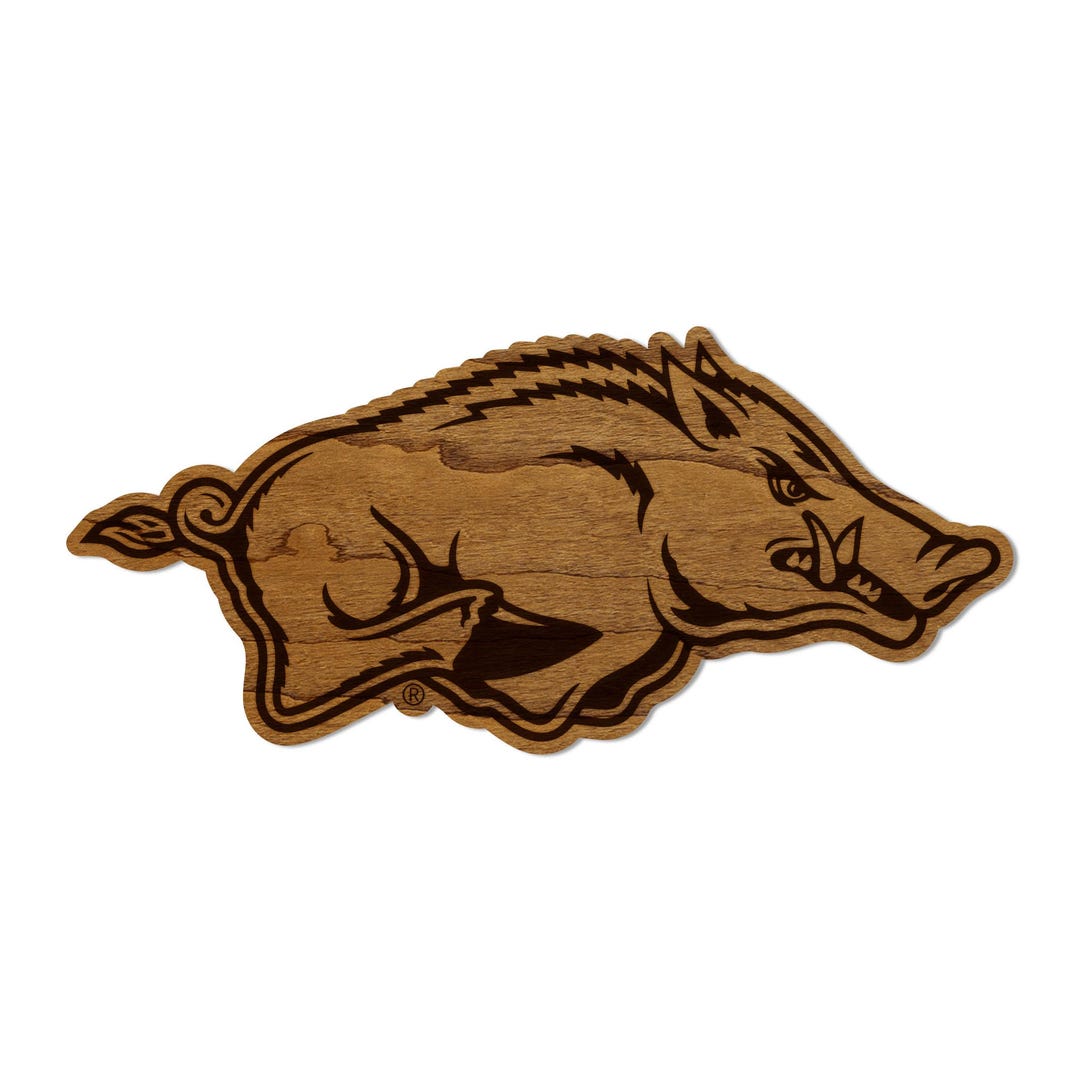 University of Arkansas Razorbacks Magnet - Crafted From Cherry or Maple ...