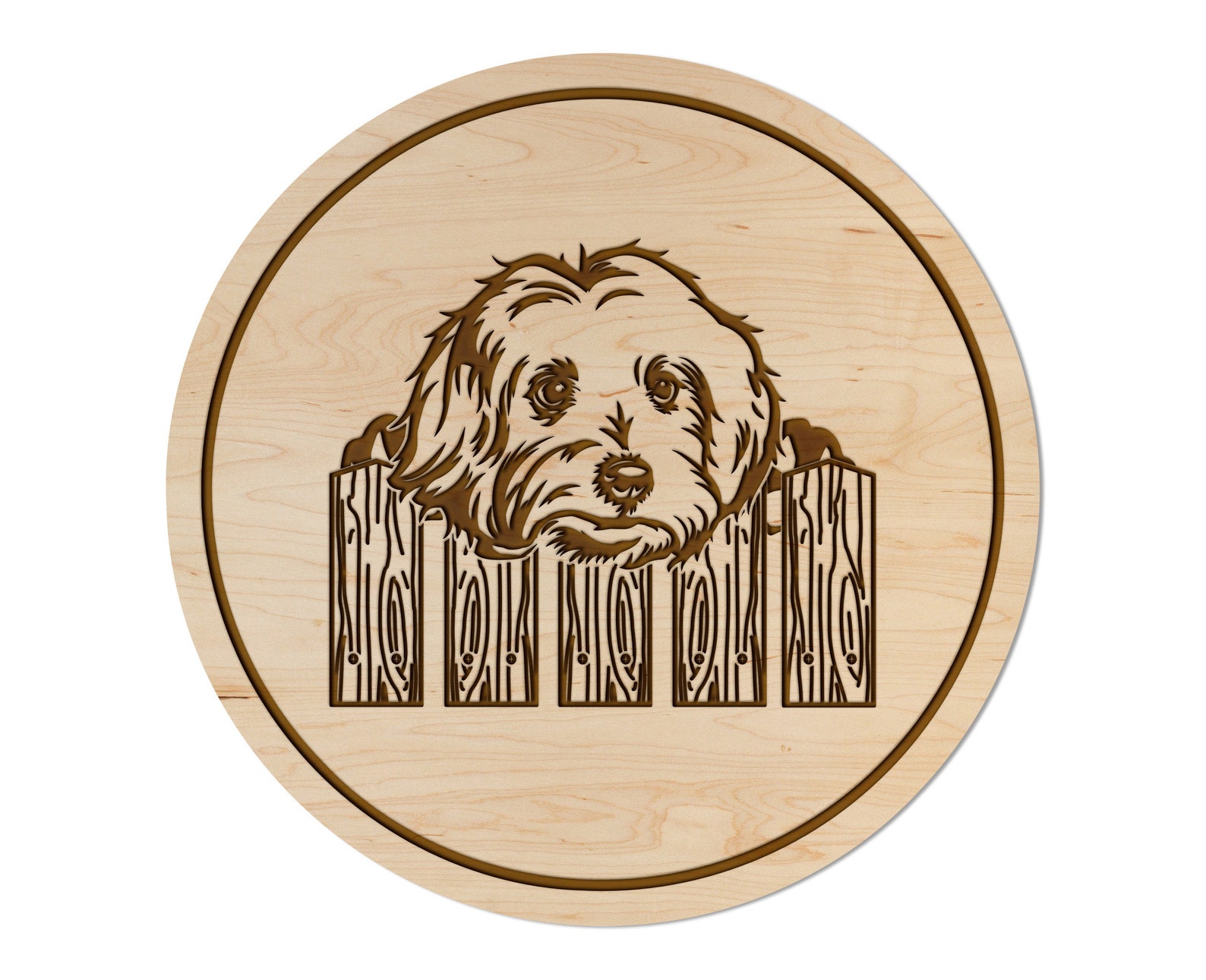 Dog Coaster Multiple Breeds Available Crafted From Cherry - Etsy