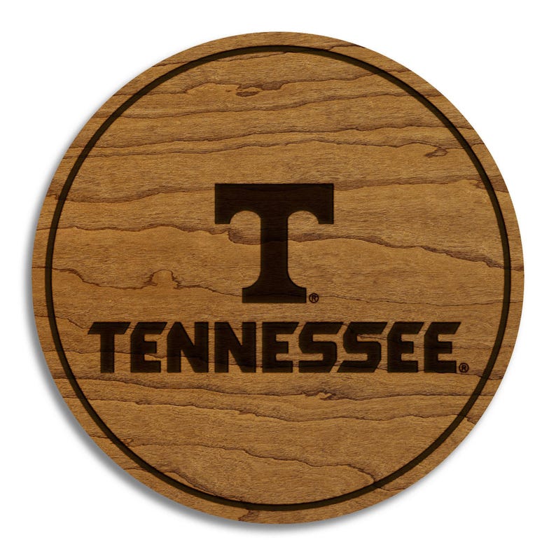 University of Tennessee Wordmark Coaster – Crafted From Cherry or Maple ...