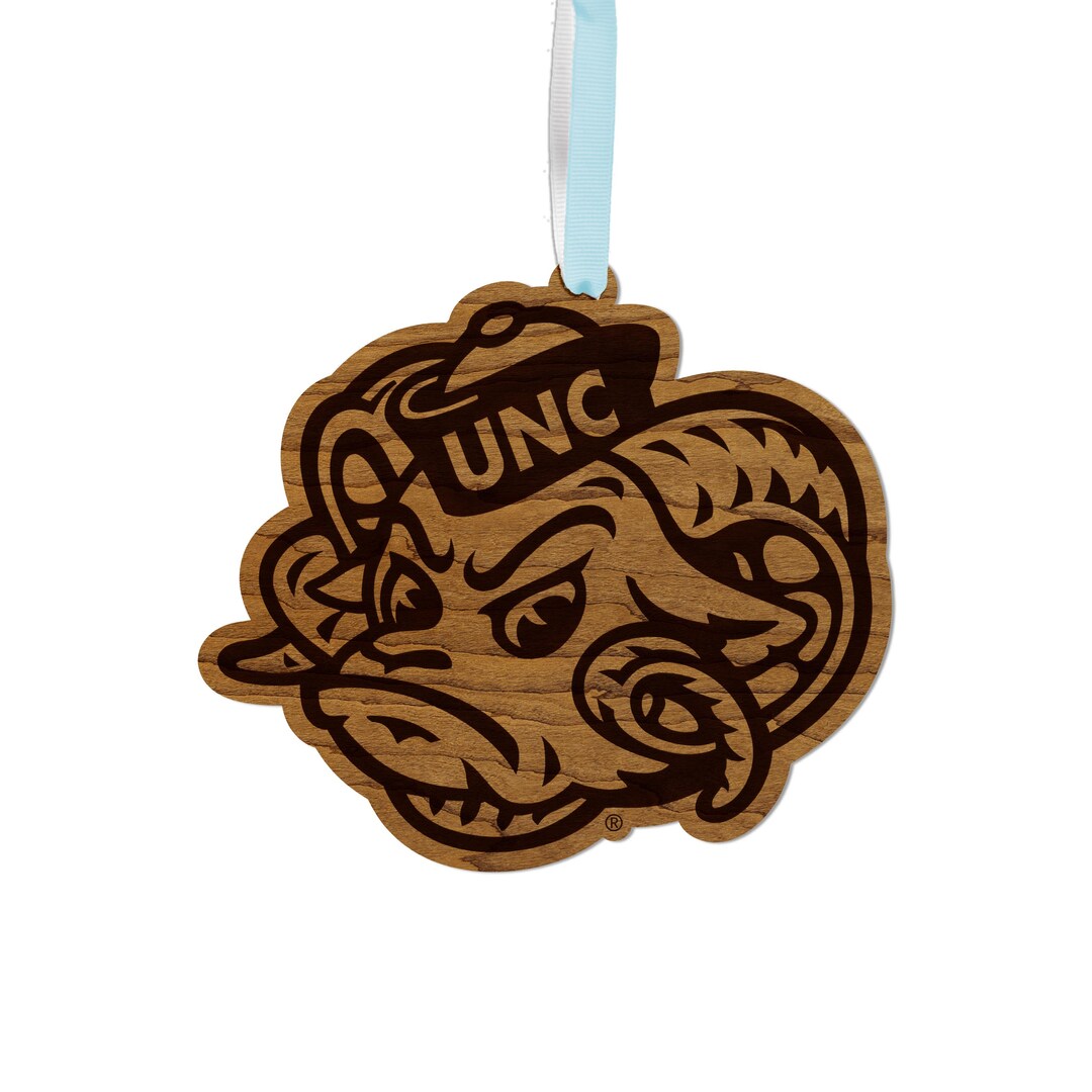 University of North Carolina Chapel Hill Ramses Face Ornament – Crafted ...