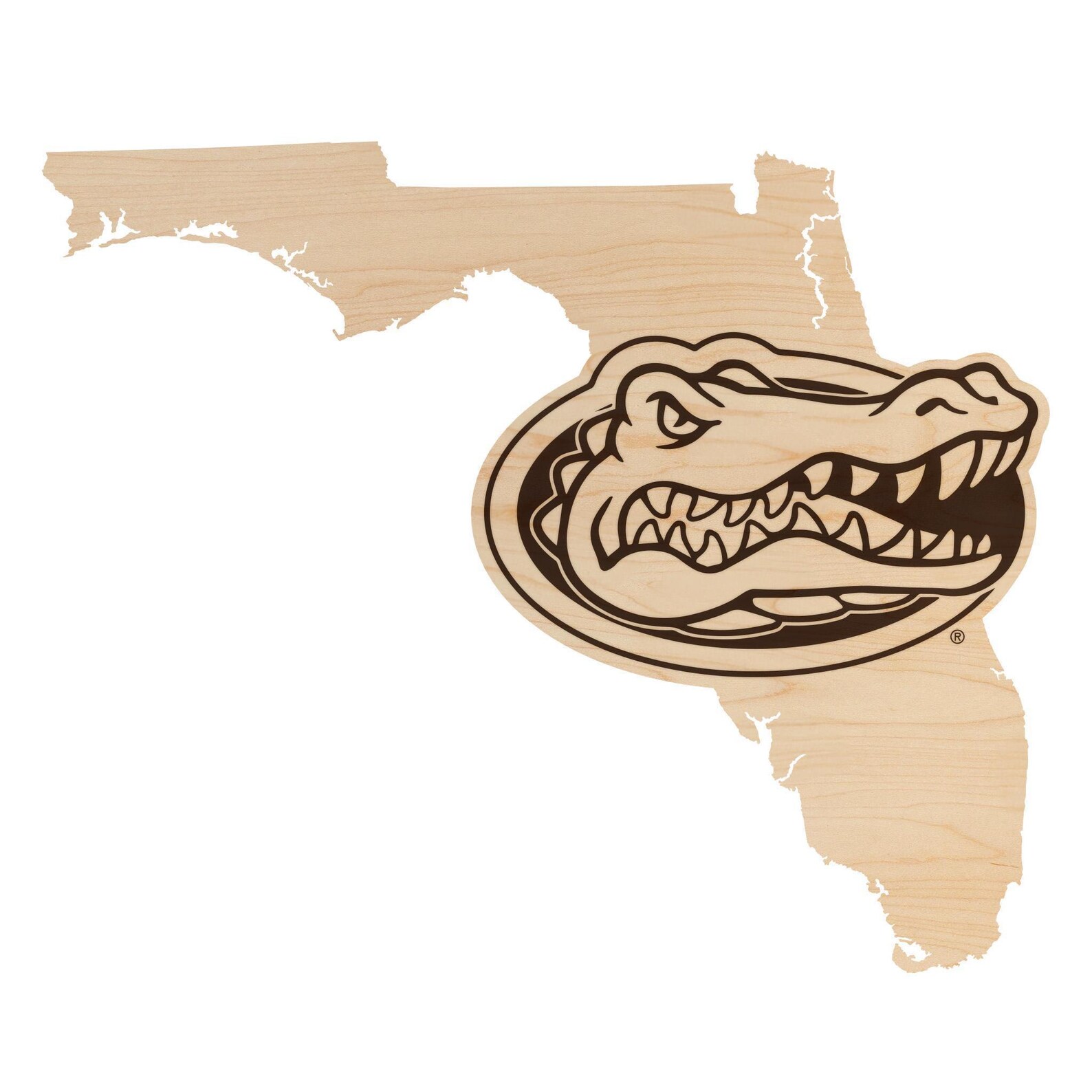 University of Florida Gators on State Wall Hanging - Crafted From ...