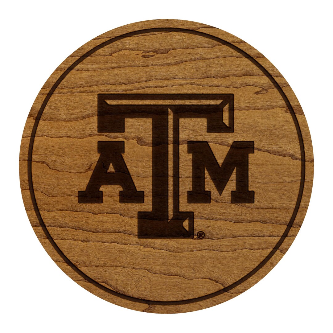 Texas Agricultural and Mechanical University TAM Logo Coaster – Crafted ...