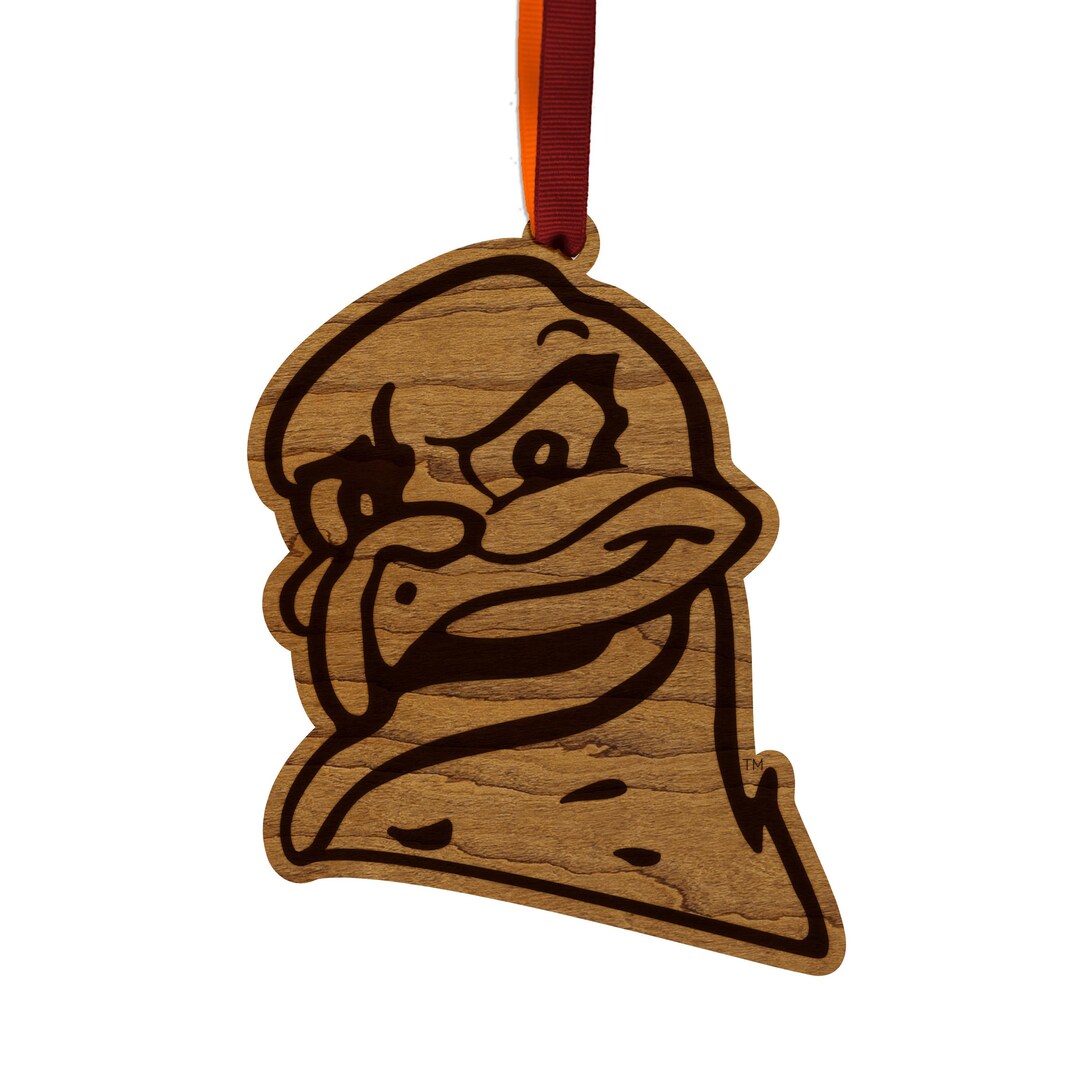Virginia Tech Hokie Bird Ornament – Crafted From Cherry and Maple Wood ...