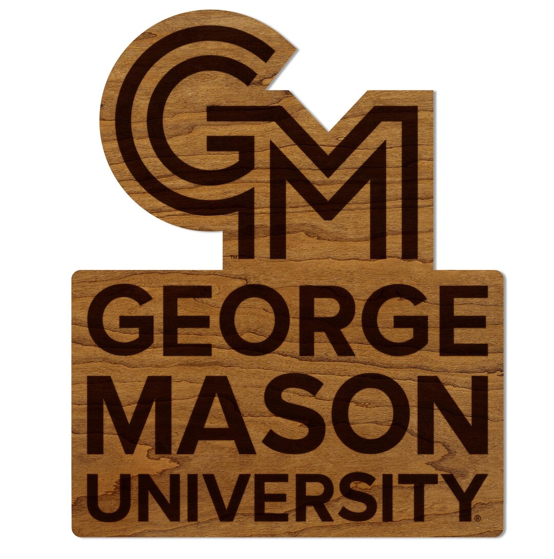 George Mason University Logo Wall Hanging - Crafted From Cherry and ...