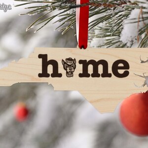 NC State University Home Ornament – Crafted From Cherry or Maple Wood ...