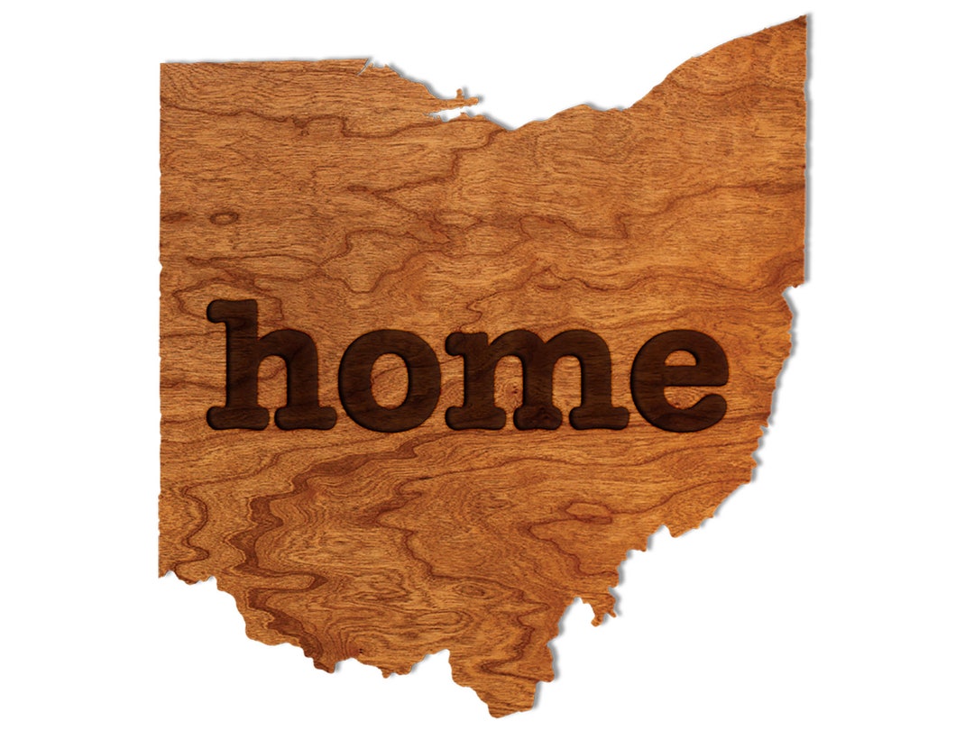 Home State Map - All 50 States Available - Crafted From Cherry or Maple ...