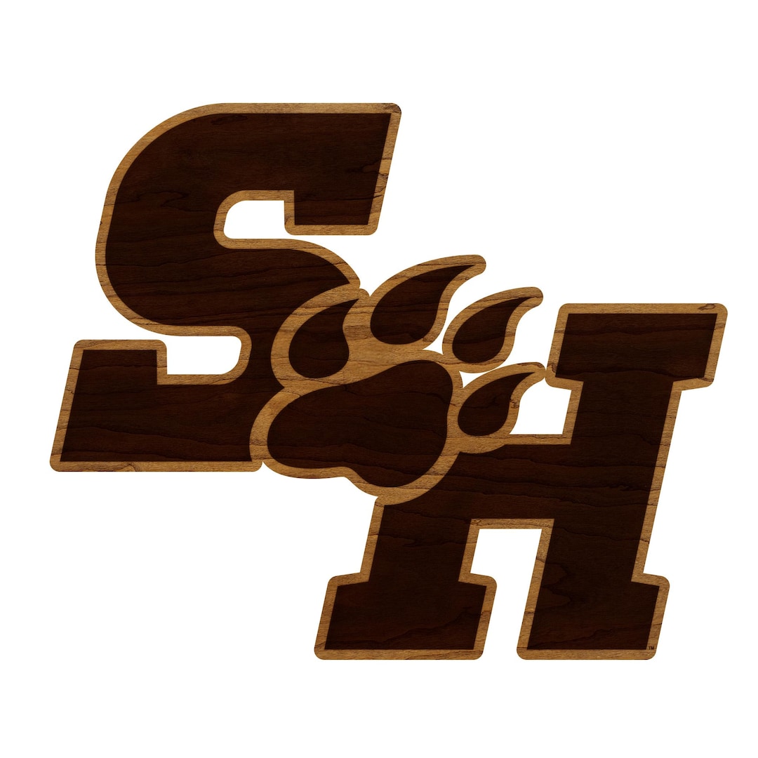 Sam Houston State University Logo Wall Hanging - Crafted From Cherry ...