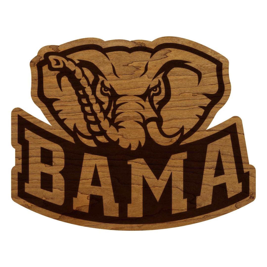 University of Alabama Big Al Cutout Wall Hanging – Crafted From Cherry ...