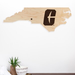 University of North Carolina Charlotte All-in-c on State Wall Hanging ...