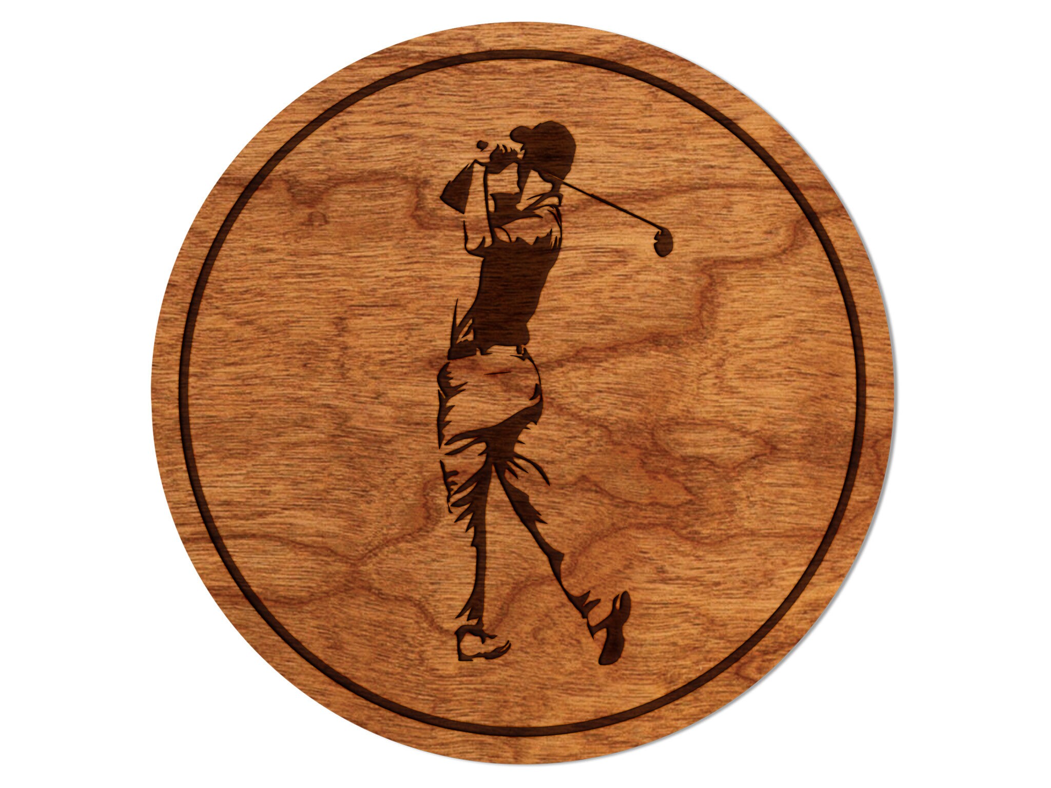 Golf Coaster Click to See Multiple Designs Crafted From | Etsy