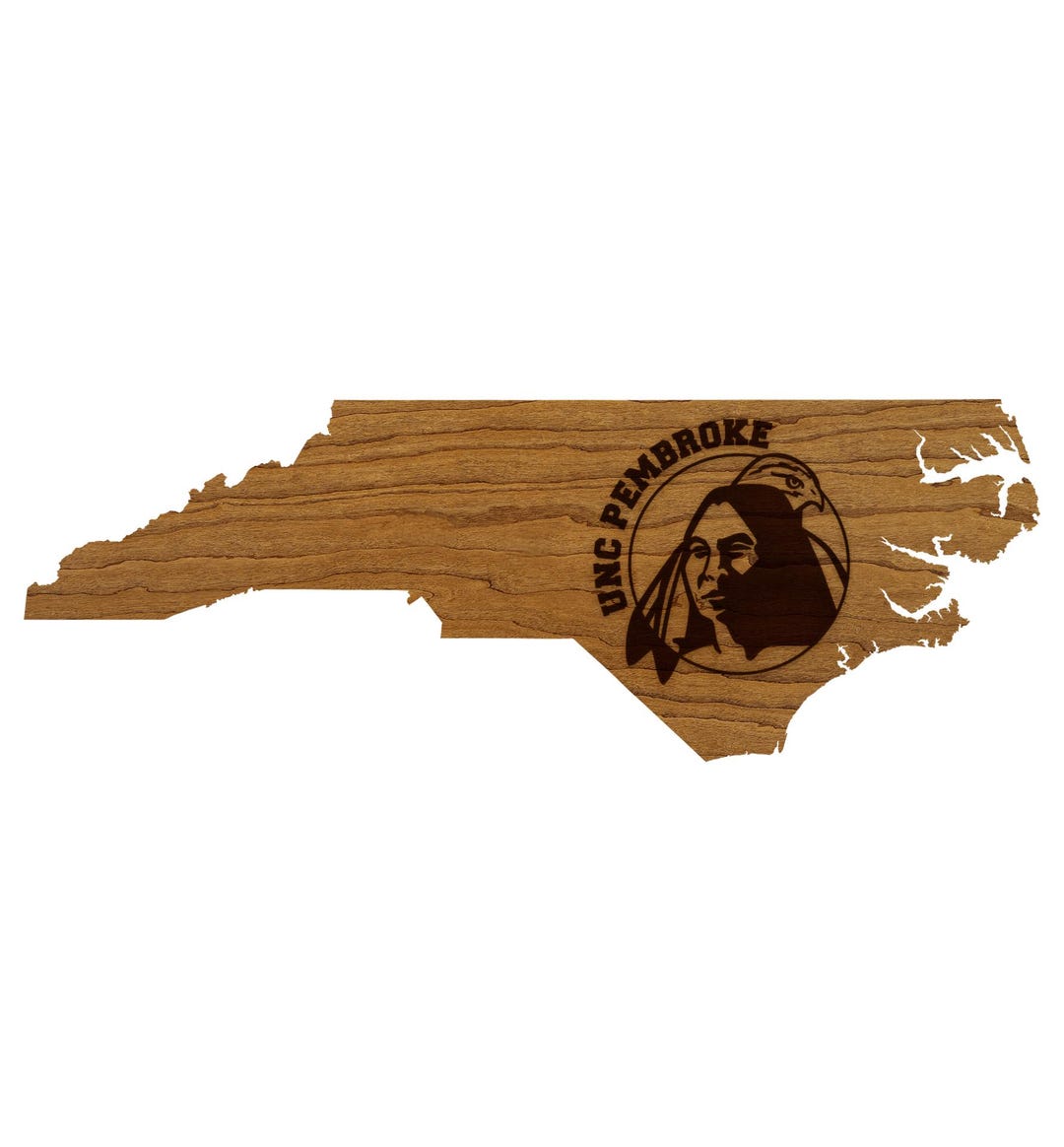 University of North Carolina at Pembroke Logo on State Wall Hanging ...