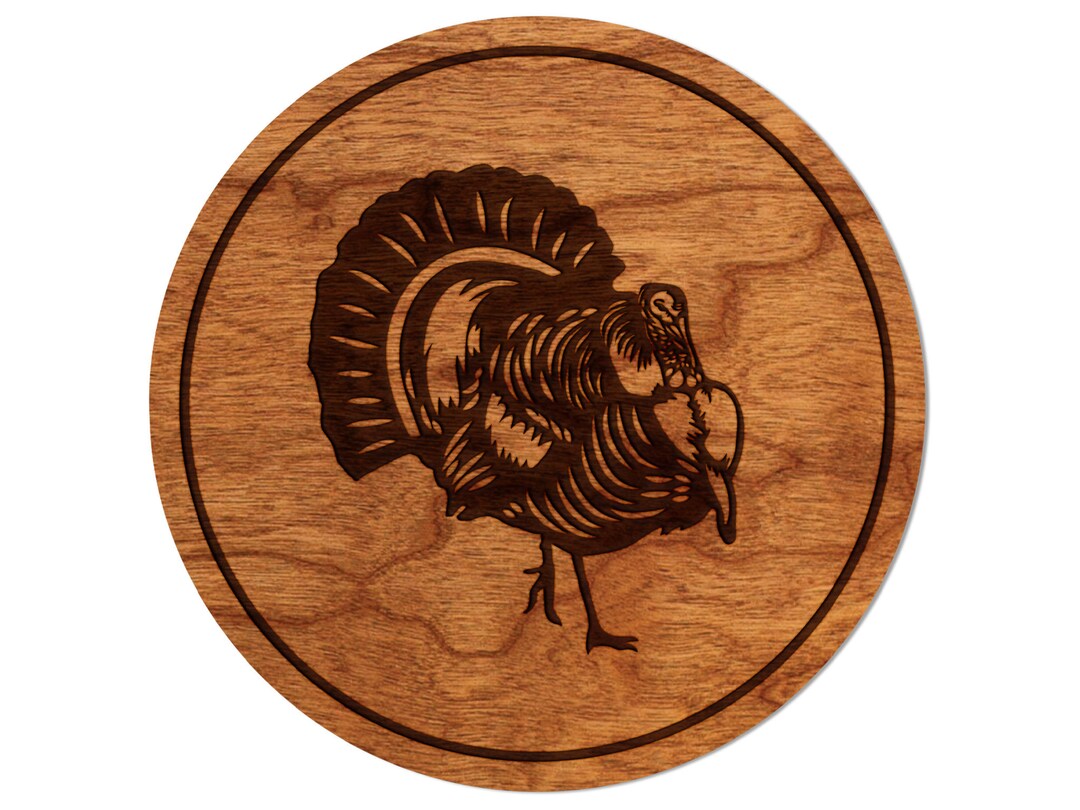 Turkey Hunting Coaster – Click to See Multiple Designs – Crafted From ...