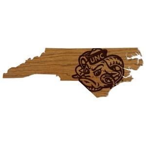 University of North Carolina Ramses on State Wall Hanging – Crafted ...