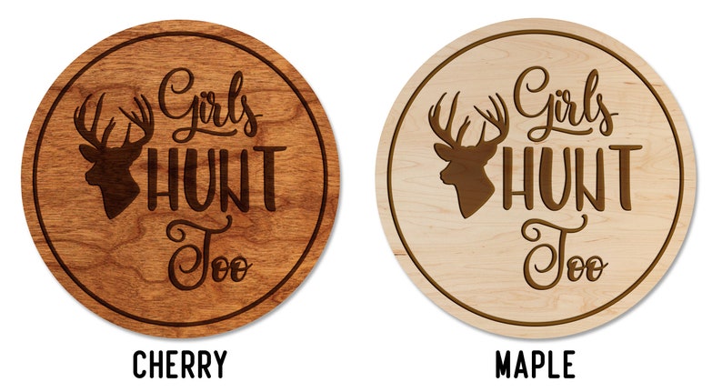 Deer Hunting Coaster Click to See Multiple Designs Crafted - Etsy