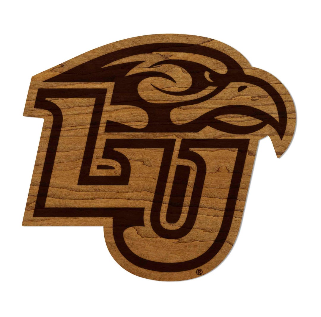 Liberty University Eagle Over LU Block Letters Wall Hanging - Crafted ...