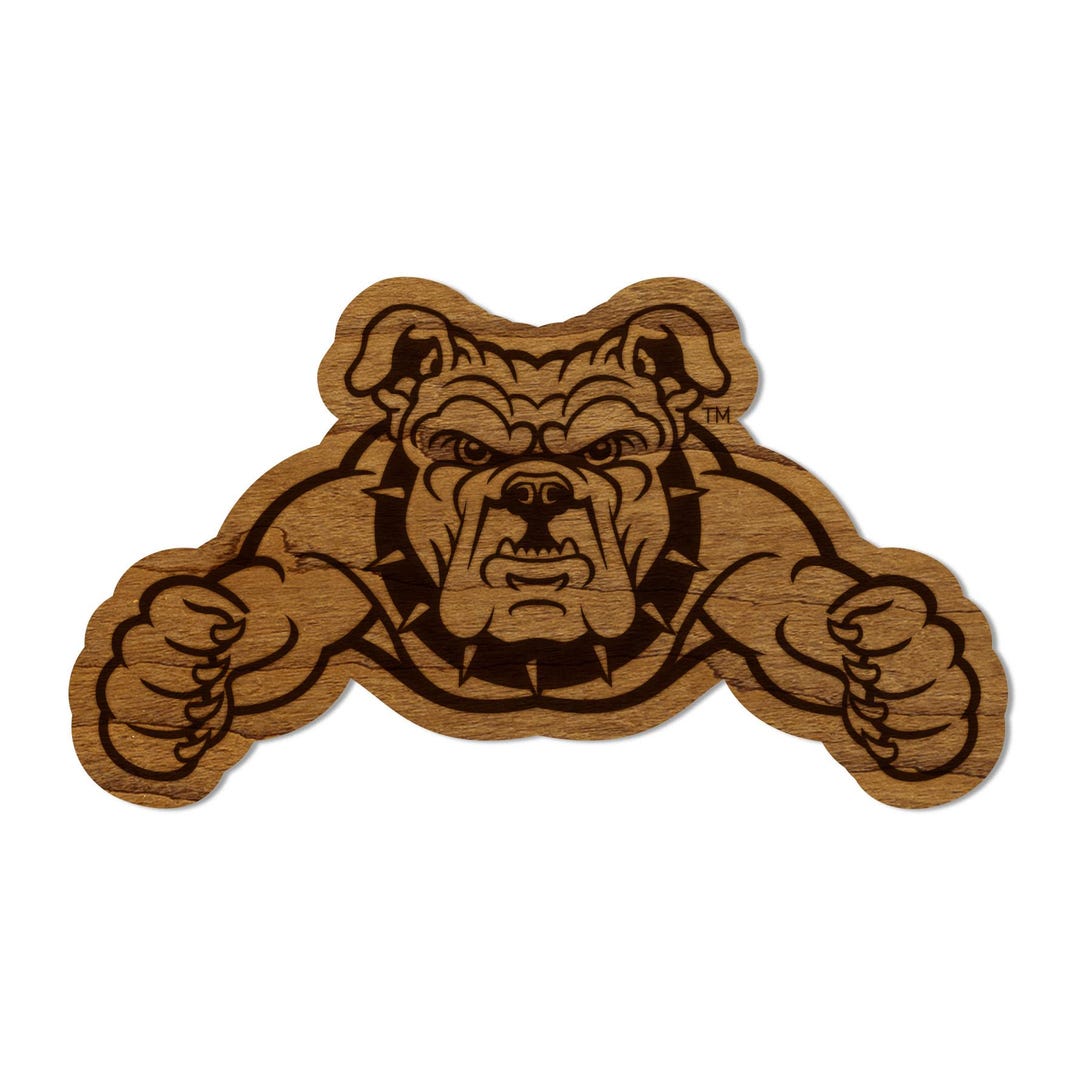 North Carolina A&T University Bulldog Magnet - Crafted From Cherry or ...