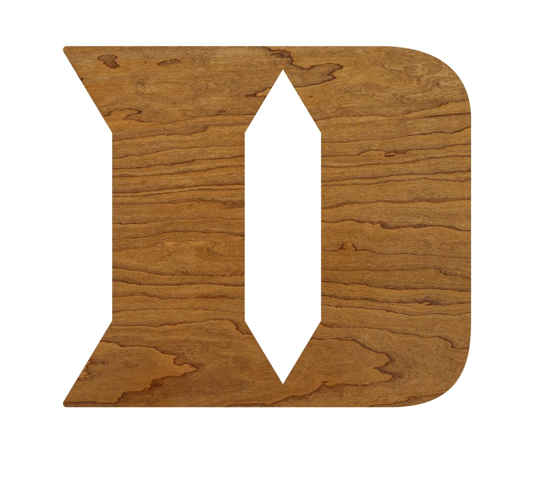 Duke University Iron D Wall Hanging - Crafted From Cherry and Maple ...