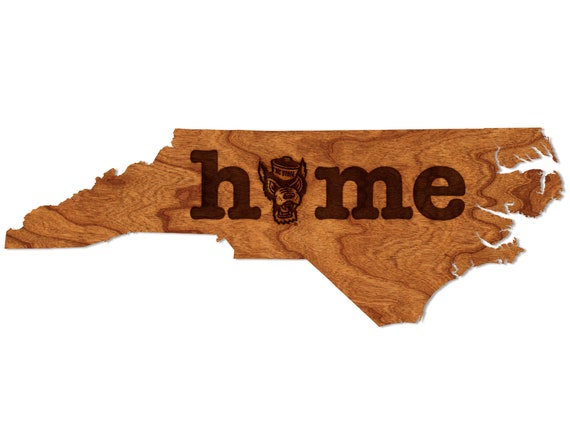 NC State University NCSU Wall Hanging Crafted From | Etsy