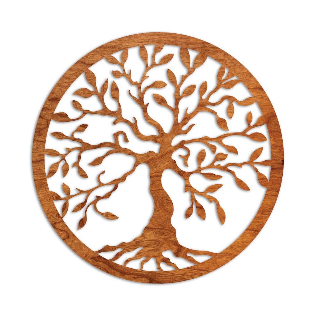 Tree of Life – Wall Hanging – Crafted From Cherry or Maple Wood - Etsy
