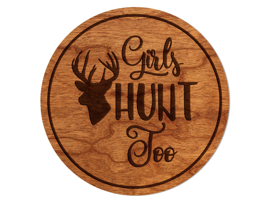 Deer Hunting Coaster Click to See Multiple Designs Crafted From Cherry ...