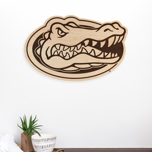 University of Florida Gators Cutout Wall Hanging - Crafted From Cherry ...