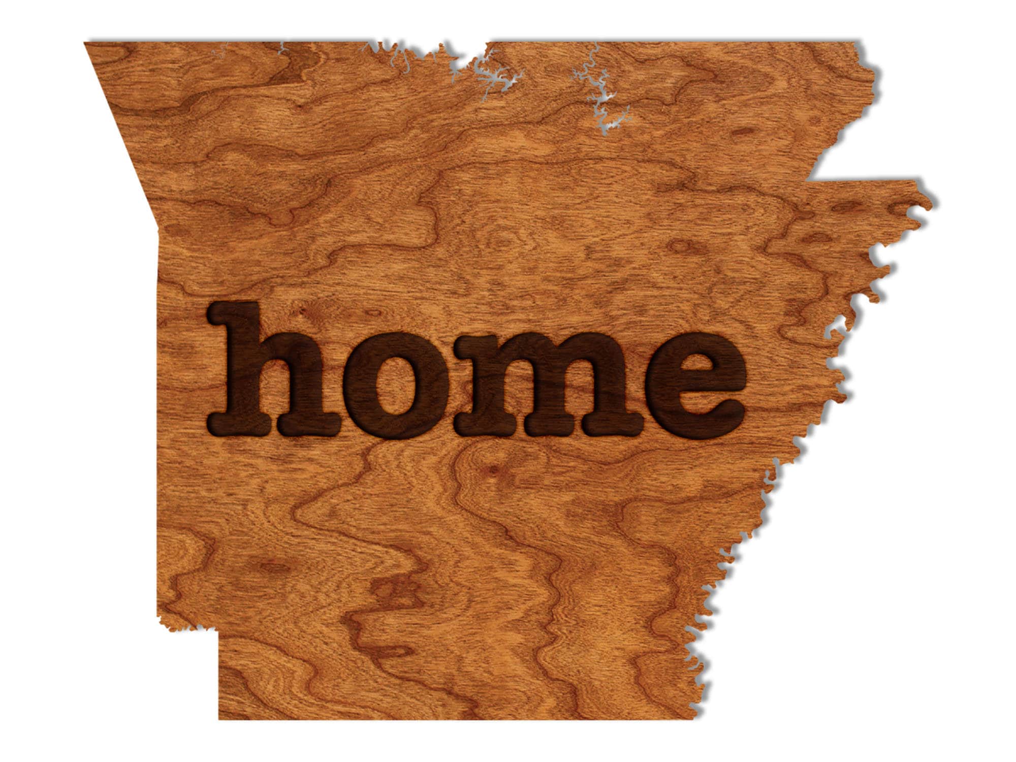 Home State Map All 50 States Available Crafted from Cherry | Etsy